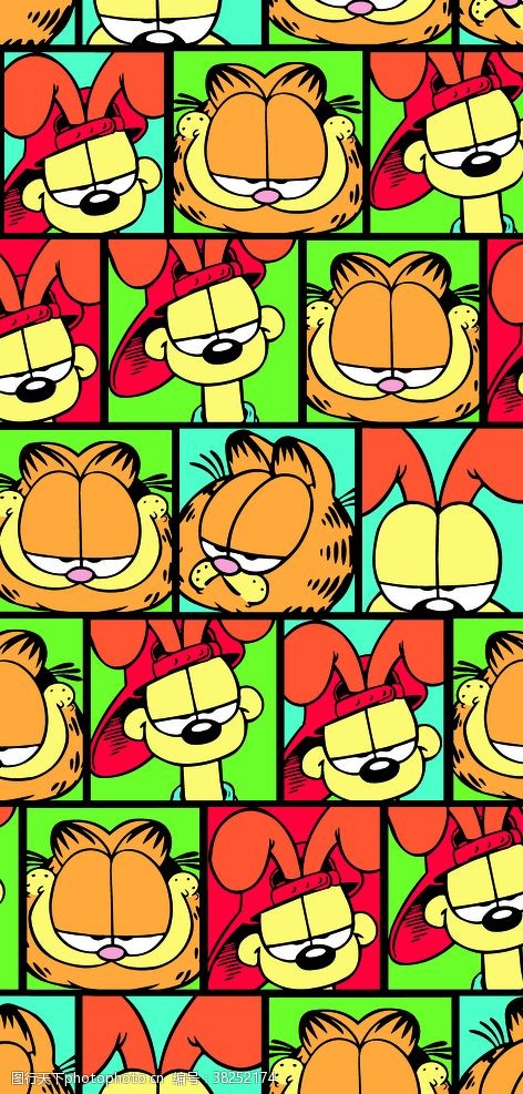 加菲猫卡通图片免费下载_加菲猫卡通素材_加菲猫卡通模板-图行天下素材网